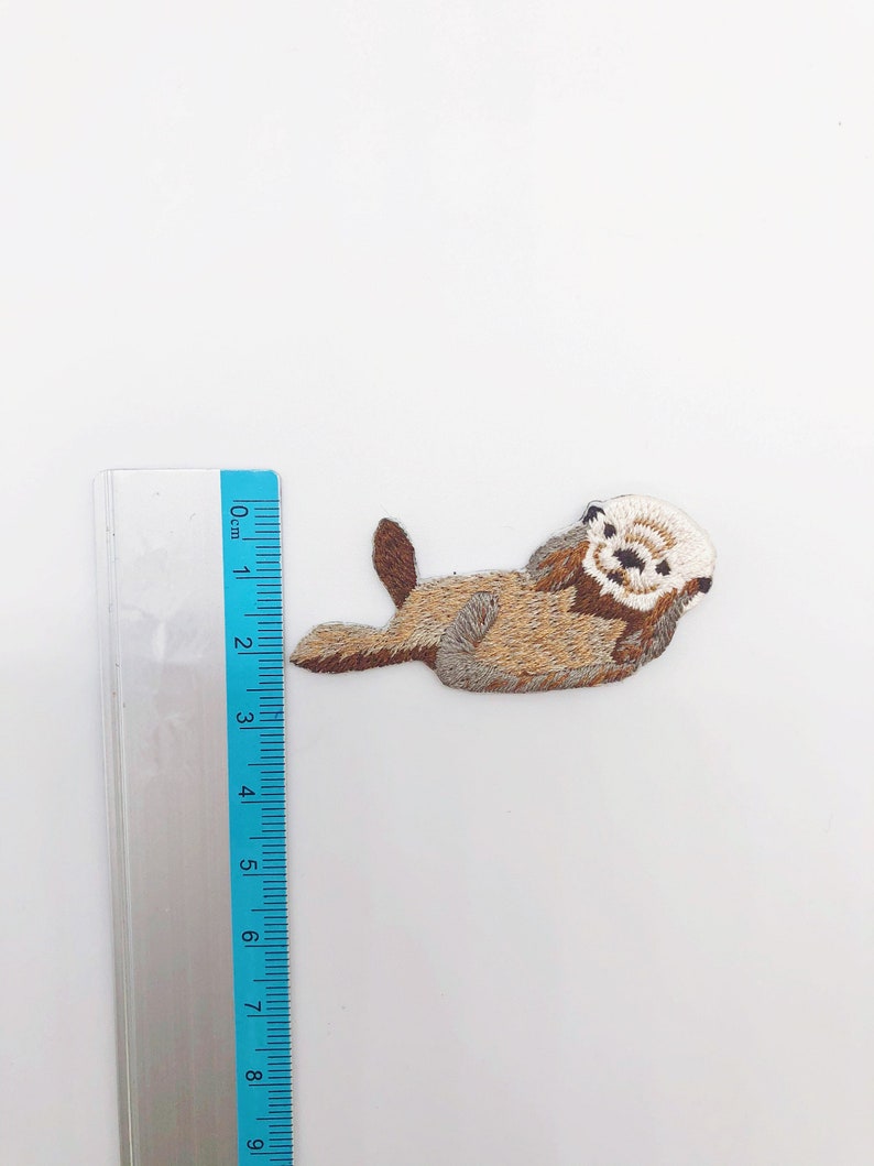 Otter Patch Iron on Otter Patch Embroidered Otter Patch | Etsy