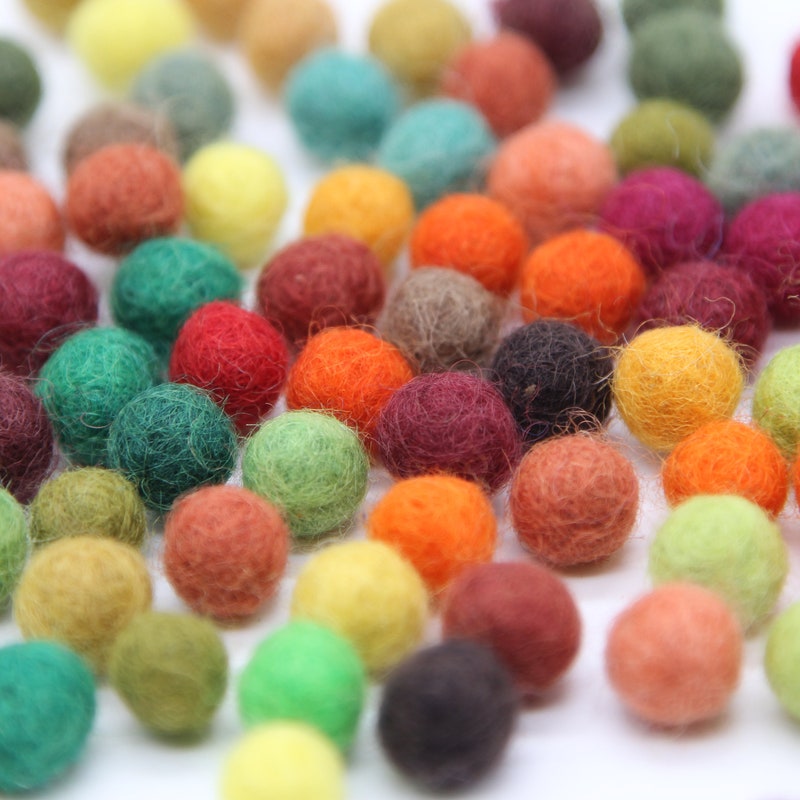 Wool Felt Balls - Etsy
