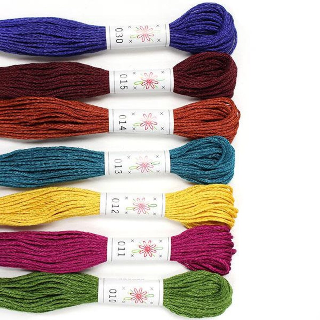 Embroidery Floss Set - "laurel Canyon" - Sublime Floss Selection Pack ...