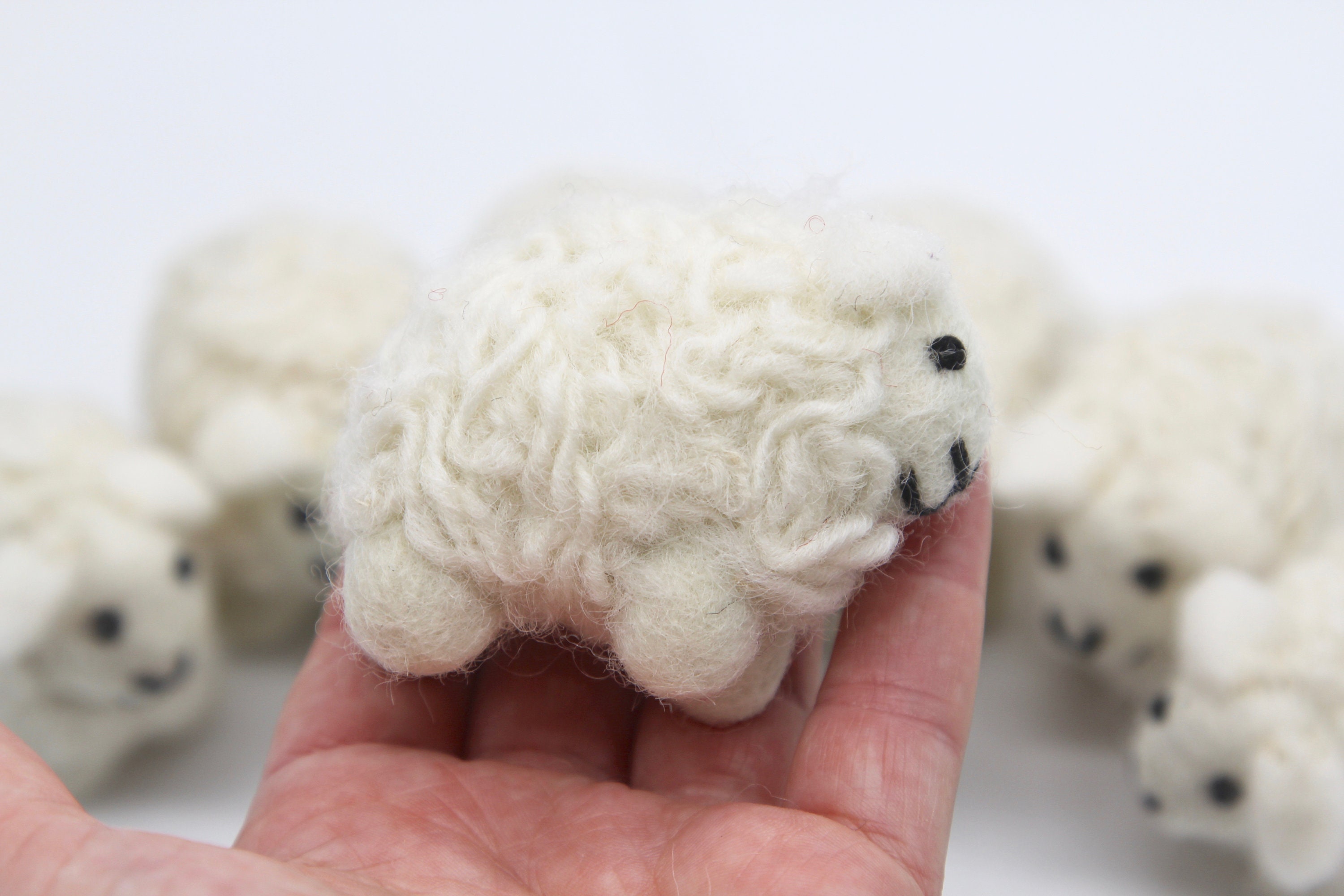 Felt Sheep Handmade Sold Individually Needle Felted Sheep - Etsy