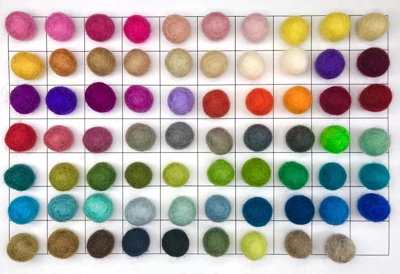 Felt Star Shapes 3cm 3D Loose Wool Felt Stars DIY Garland - Etsy