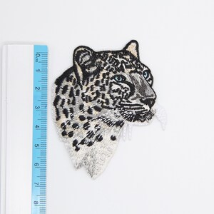 Leopard Head Patch Iron on Classic Leopard Patch Embroidered Leopard ...