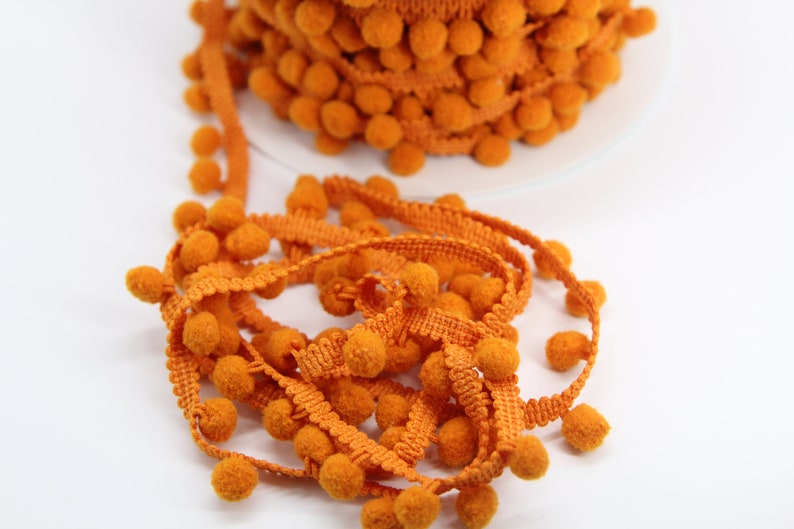 Bright Color Pom Pom Trim - 1cm Braid, Sold by the Meter - Etsy