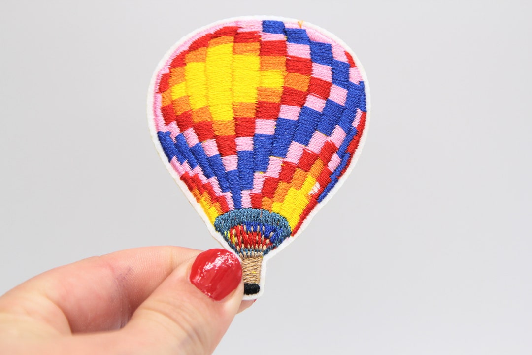 Colourful Hot Air Balloon Patch Iron on Hot Air Balloon Patch ...