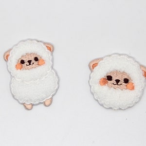 Fluffy Alpaca Patch - Iron on Embroidered Llama Patch - Embroidered ...