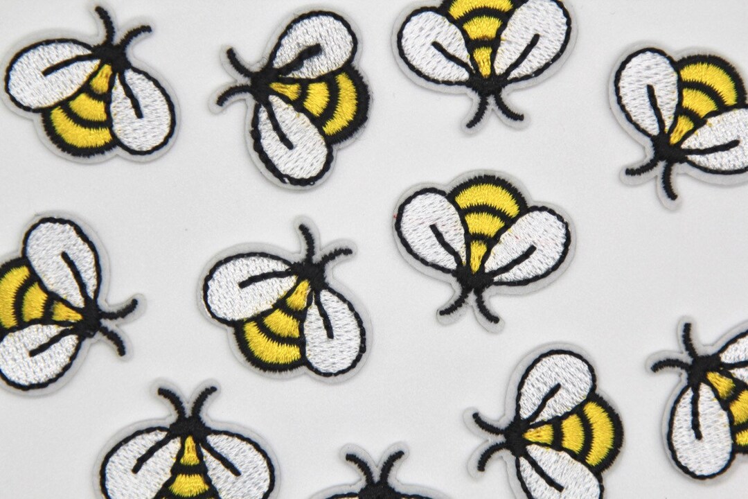 Bumble Bee Patch - Iron on Embroidered Bee Patch Embroidery Bee Royal ...