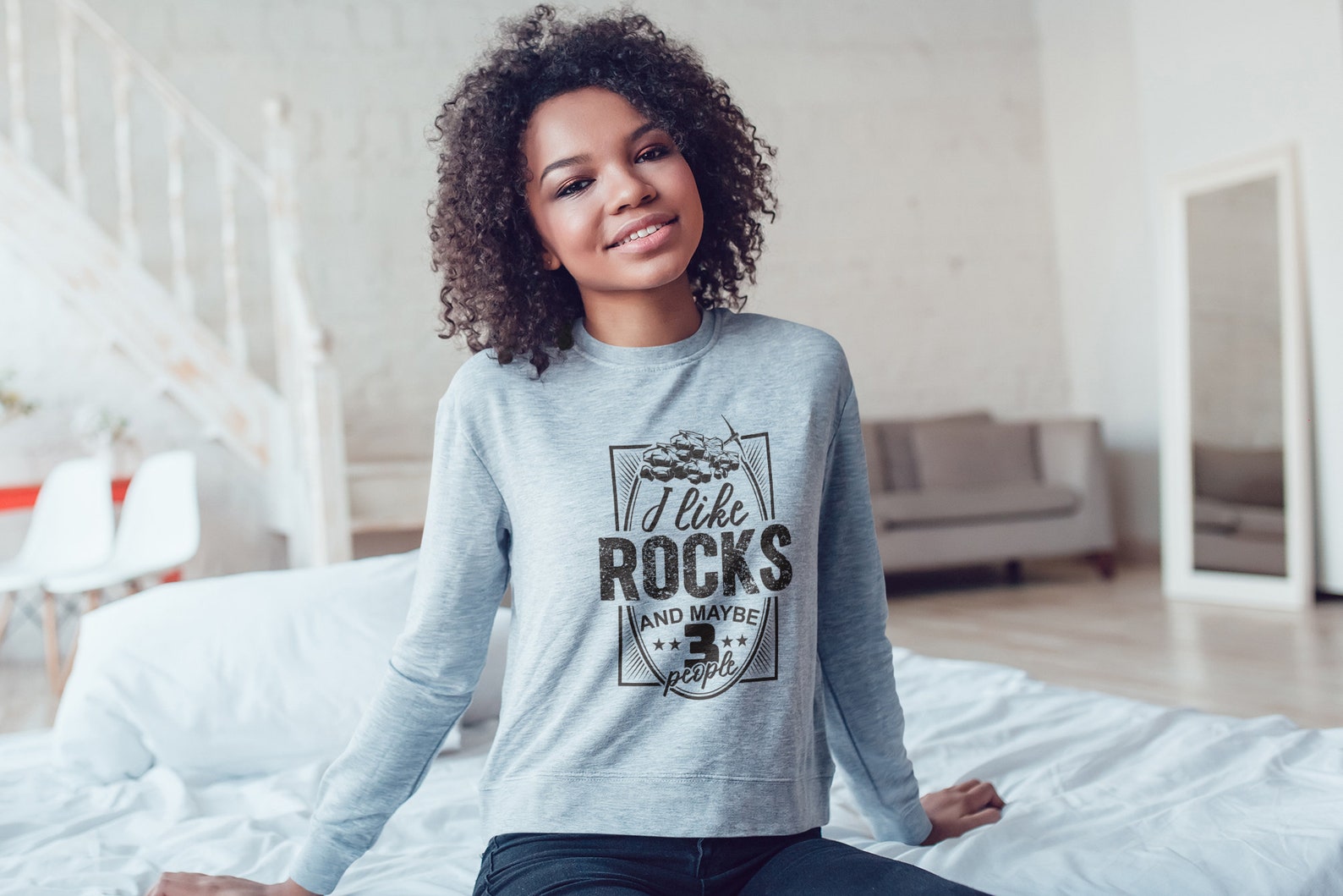 I Like Rocks and Maybe 3 People Svg, Funny College Humor, Gift for ...