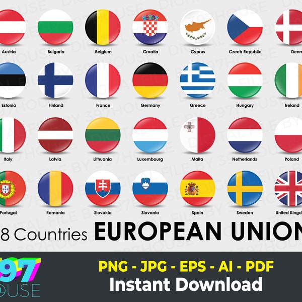 European Flags - Etsy