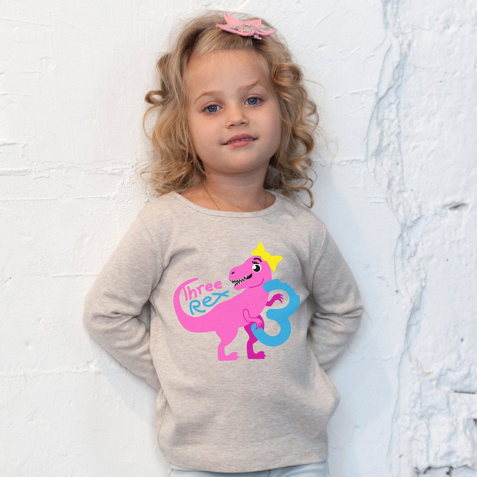 Three Rex Svg 3rd Birthday Girl Svg Dinosaur Birthday PNG - Etsy Hong Kong