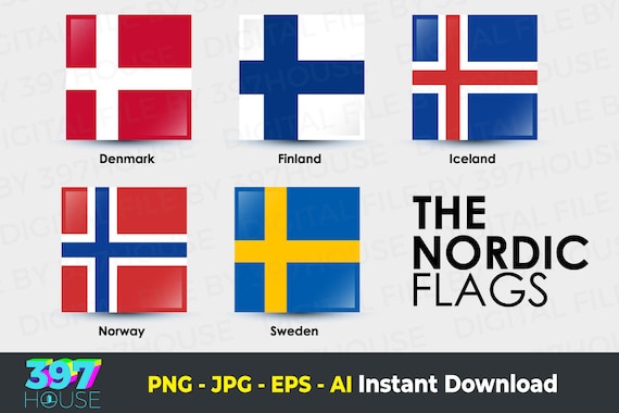 Denmark Norway Sweden Finland Flag