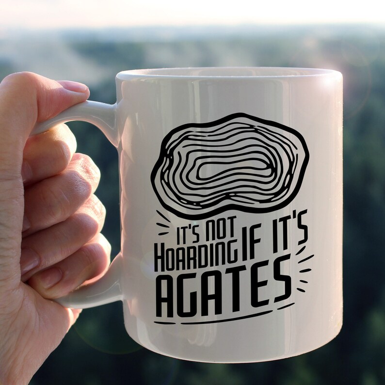 Funny Quotes for Geologist, It's Not Hoarding If It's Agates Svg, Gift ...