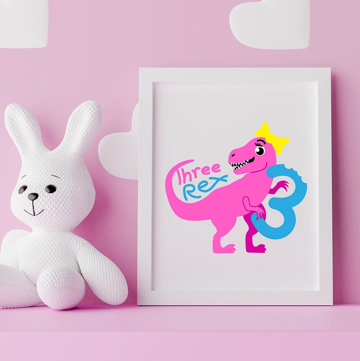 Three Rex Svg 3rd Birthday Girl Svg Dinosaur Birthday PNG - Etsy Hong Kong