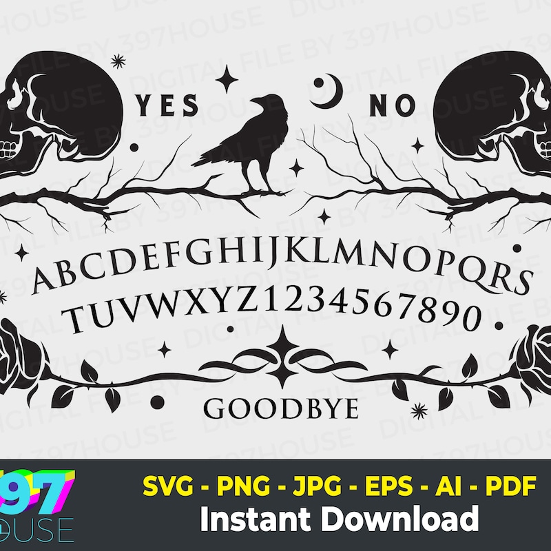 Ouija Board Svg - Etsy