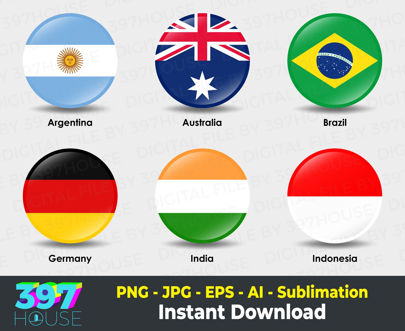 World Flags Svg Group of G20 Countries Flags. Simple Round - Etsy Australia