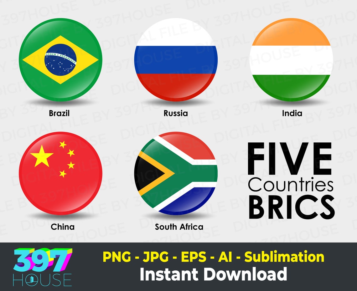 World flags svg, BRICS flags of 5 countries png, Simple round flags ...