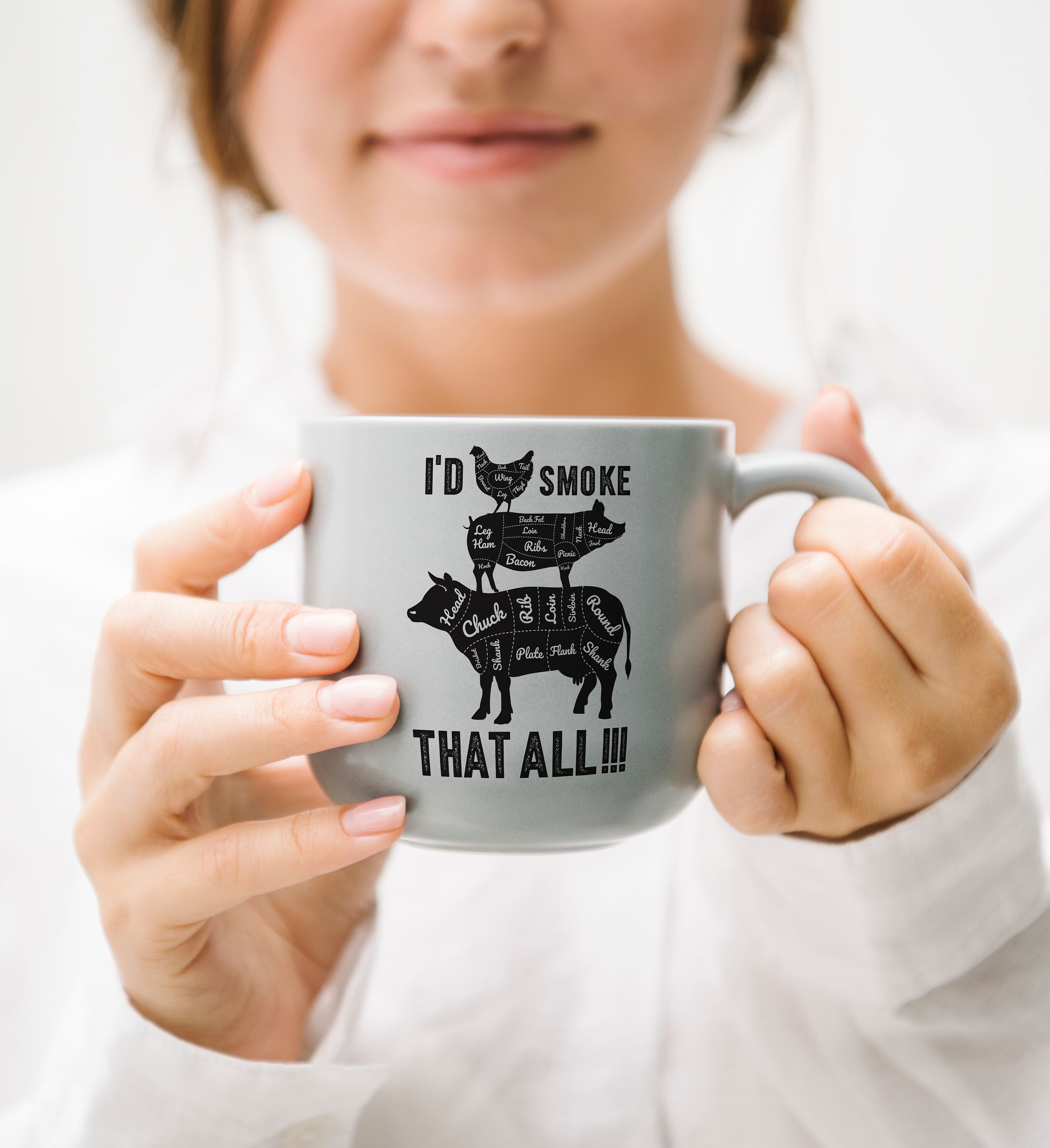 I'd Smoke That All Svg, Funny Mens BBQ Pitmaster Svg, Barbecue Lover ...