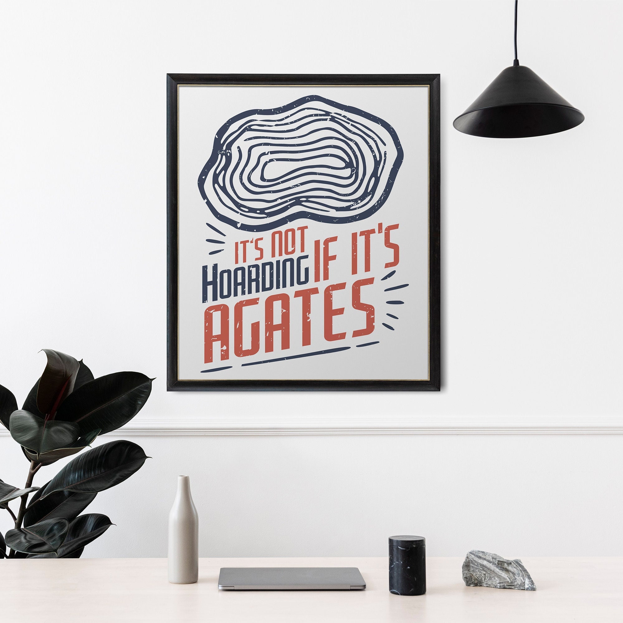 Funny Quotes for Geologist, It's Not Hoarding If It's Agates Svg, Gift ...