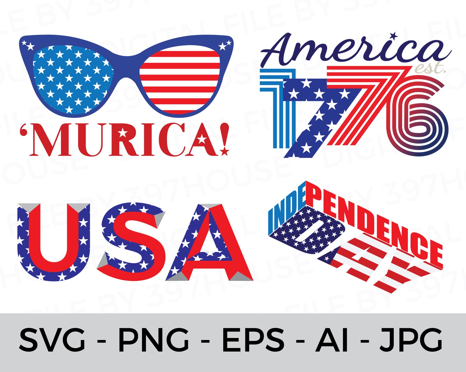 Independent Svg, USA Svg, Murica Svg, Patriot Svg, America 1776 Svg ...