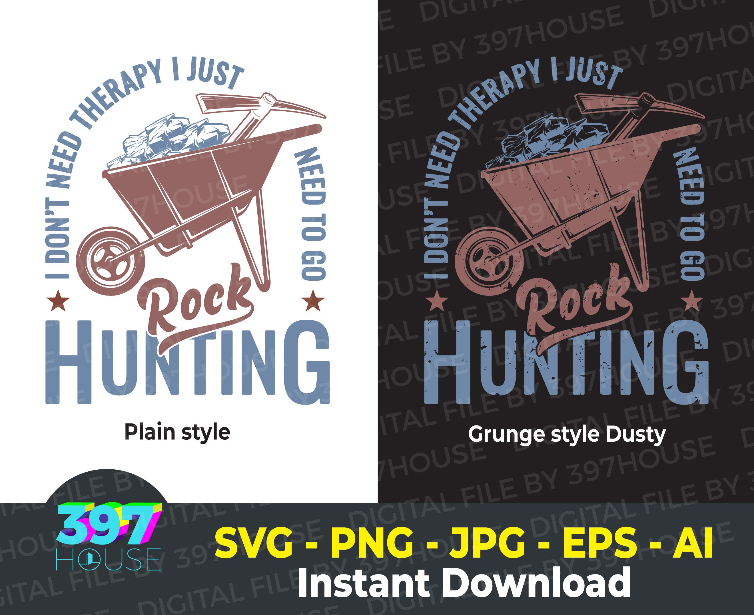 Funny Geologist Rock Hunting SVG, Stone Lover Gift (digital Download ...