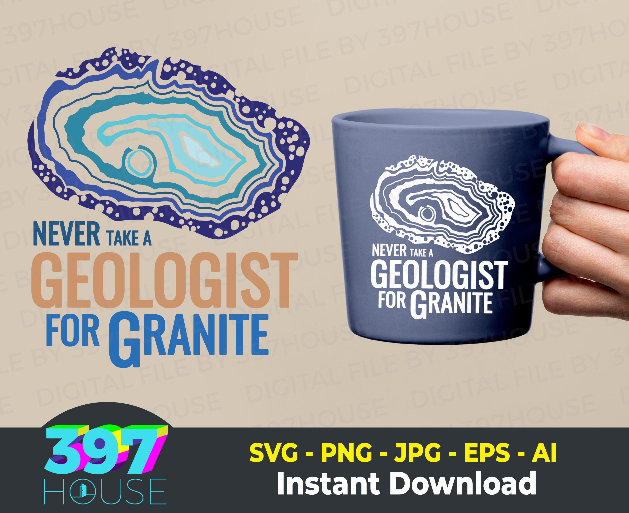 Never Take a Geologist for Granite SVG, Funny Quotes for Geologist ...