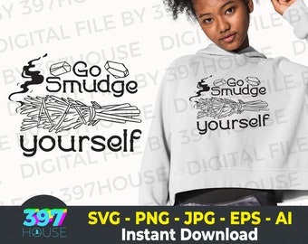 Sage Smudge Svg - Etsy