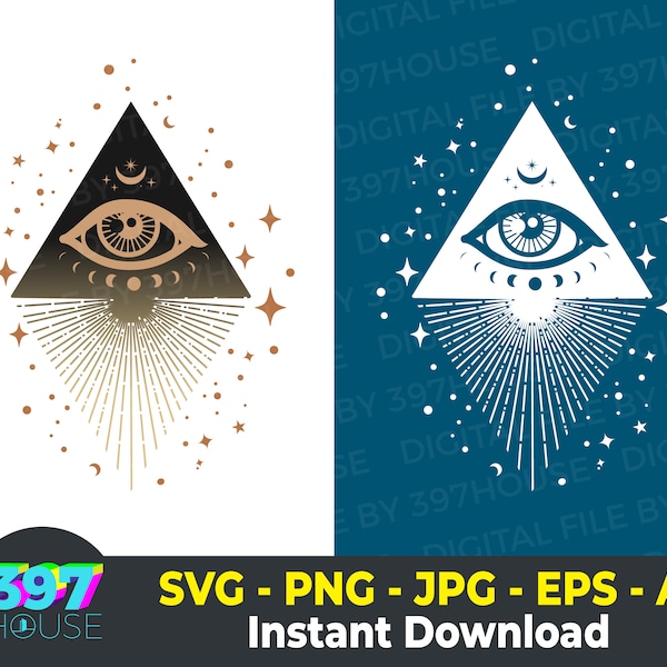 Illuminati Svg - Etsy