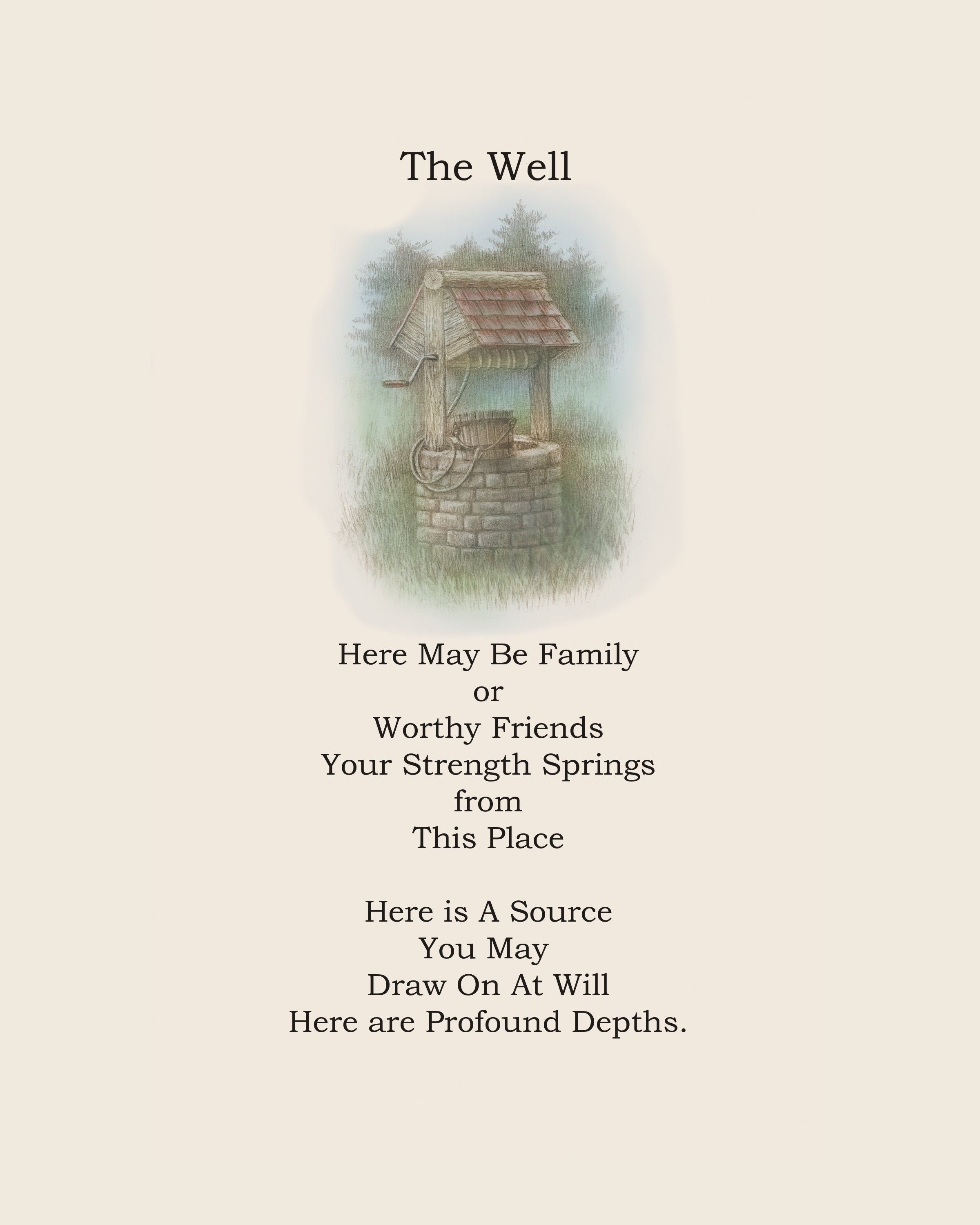 THE WELL Poster - Etsy
