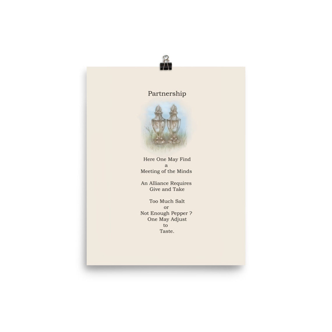 PARTNERSHIP Poster - Etsy
