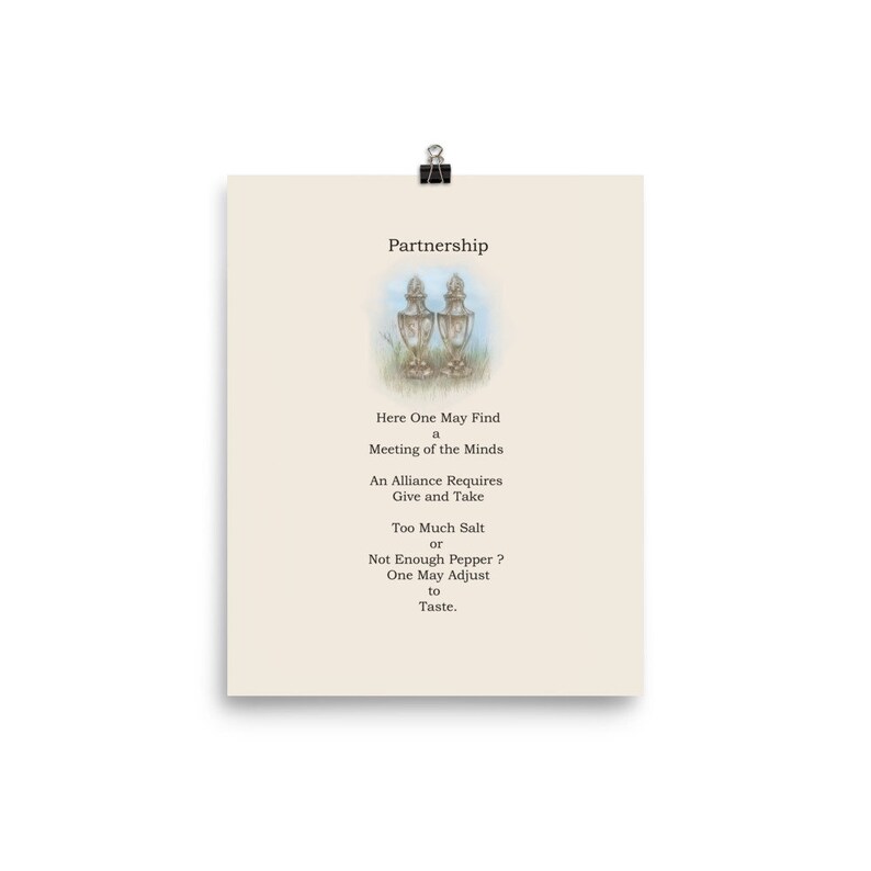 PARTNERSHIP Poster - Etsy
