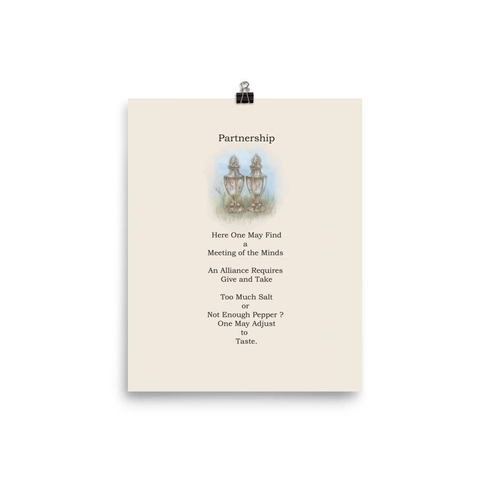 PARTNERSHIP Poster - Etsy