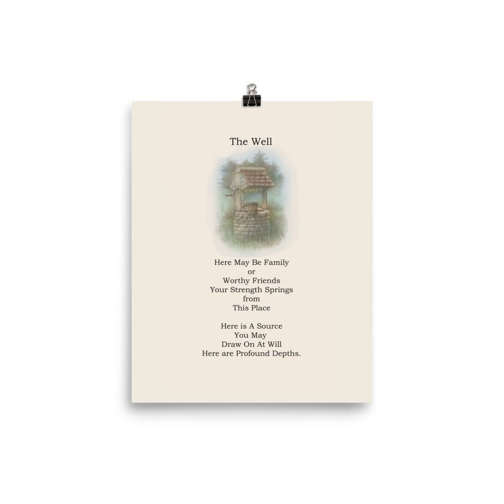 THE WELL Poster - Etsy