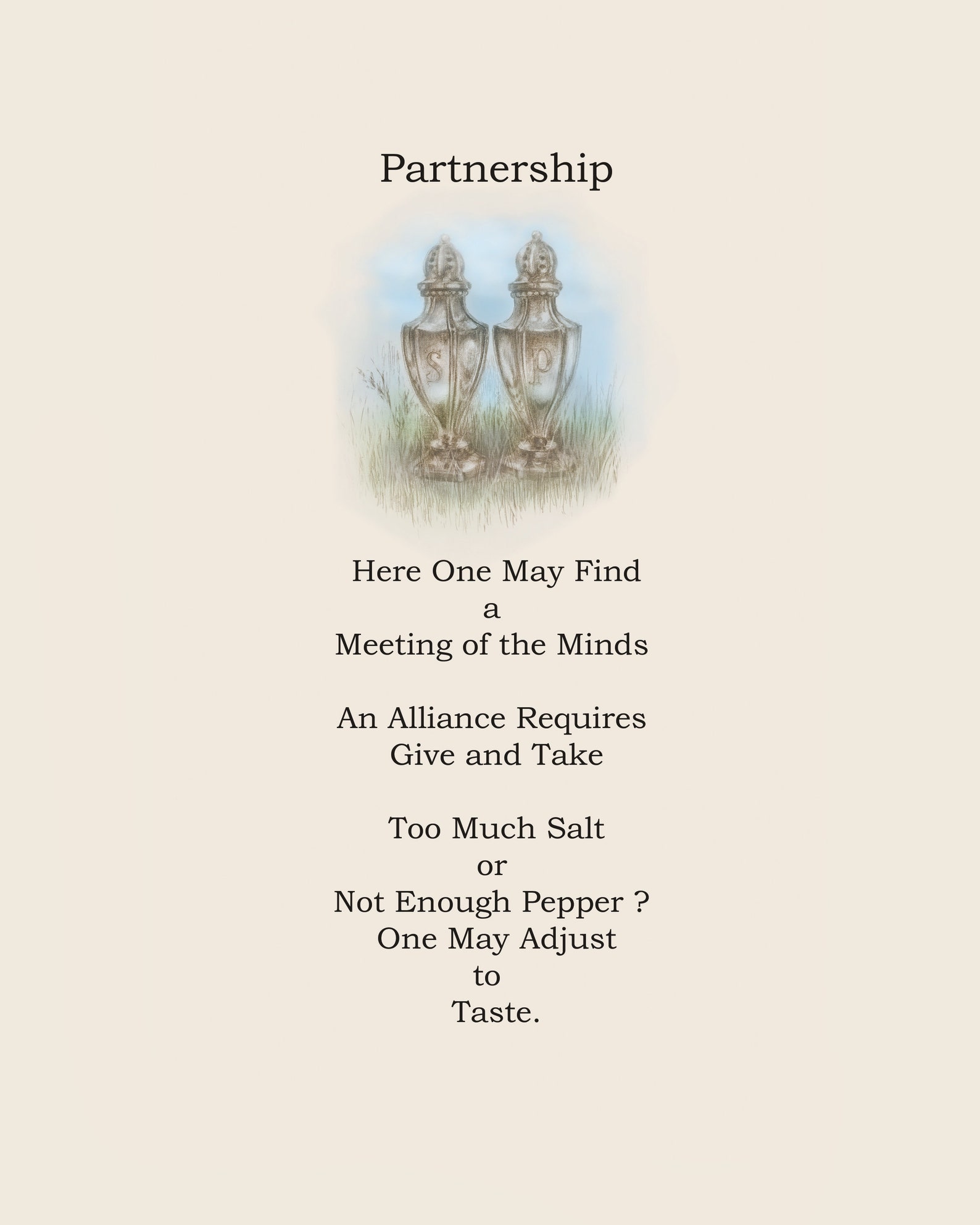 PARTNERSHIP Poster - Etsy