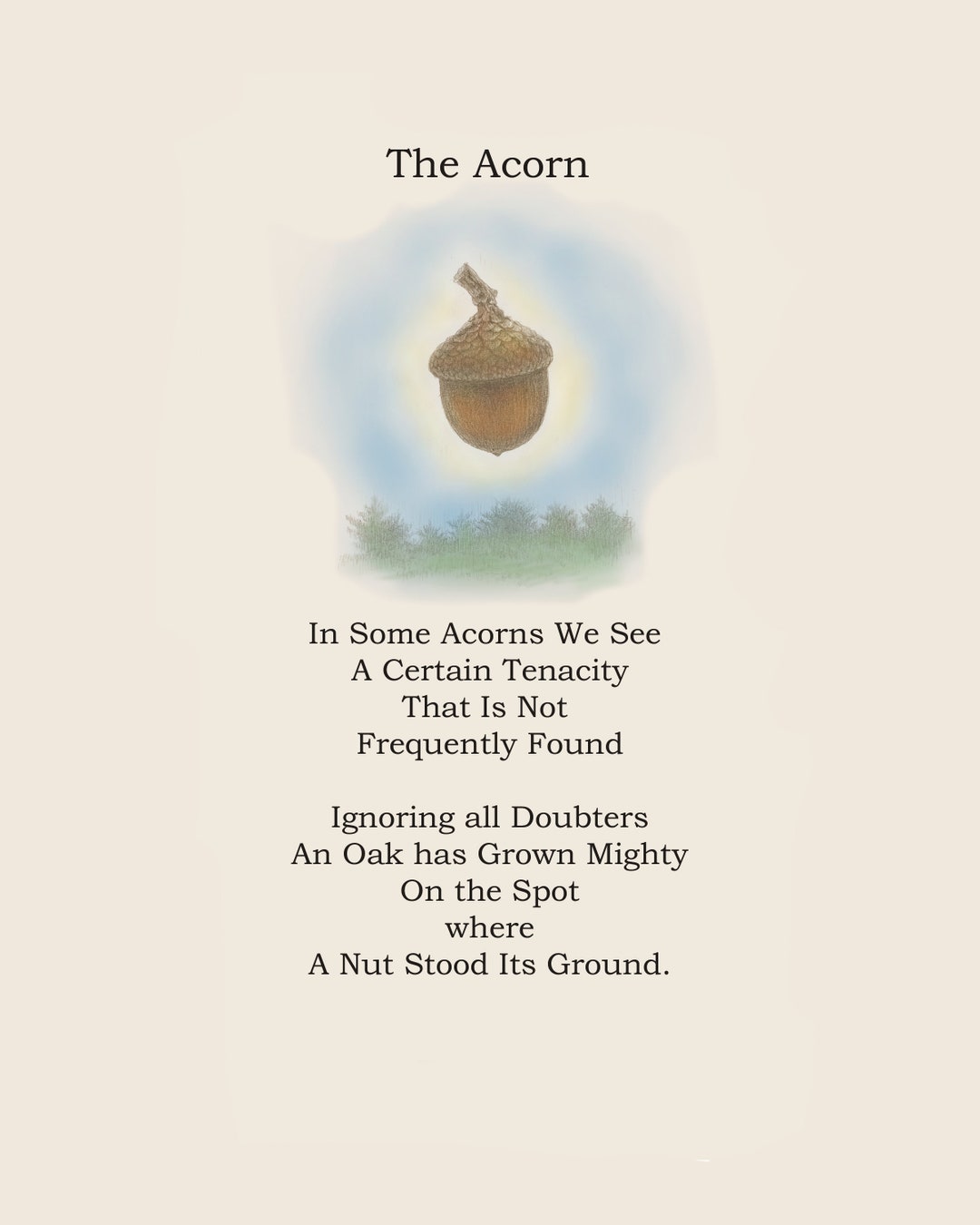 THE ACORN Poster - Etsy