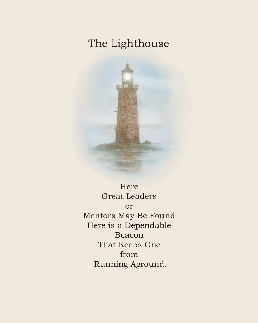 THE LIGHTHOUSE Poster - Etsy