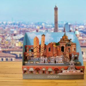 Pop up 3D "paper Sculptures" - Italian Cities Gift, Greetings, Birthday ...