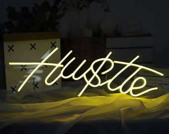 Hustle Neon Sign - Etsy
