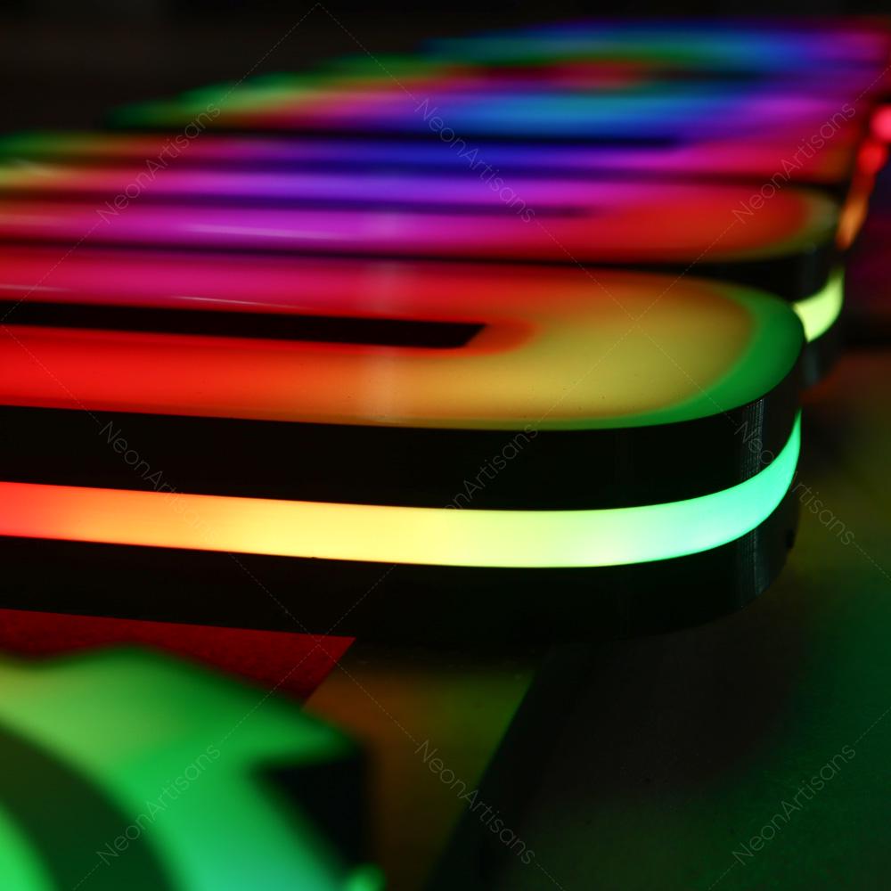 RGB Letter Sign,colorful Change Letter Sign,custom Led Sign for ...