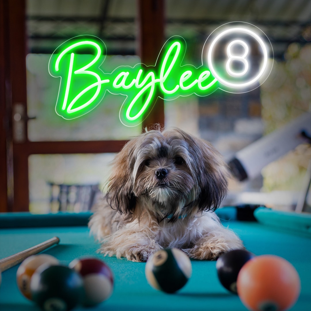 Billiards Led Sign, Billiard Neon Sign, Billiards Pool Neon Light ...
