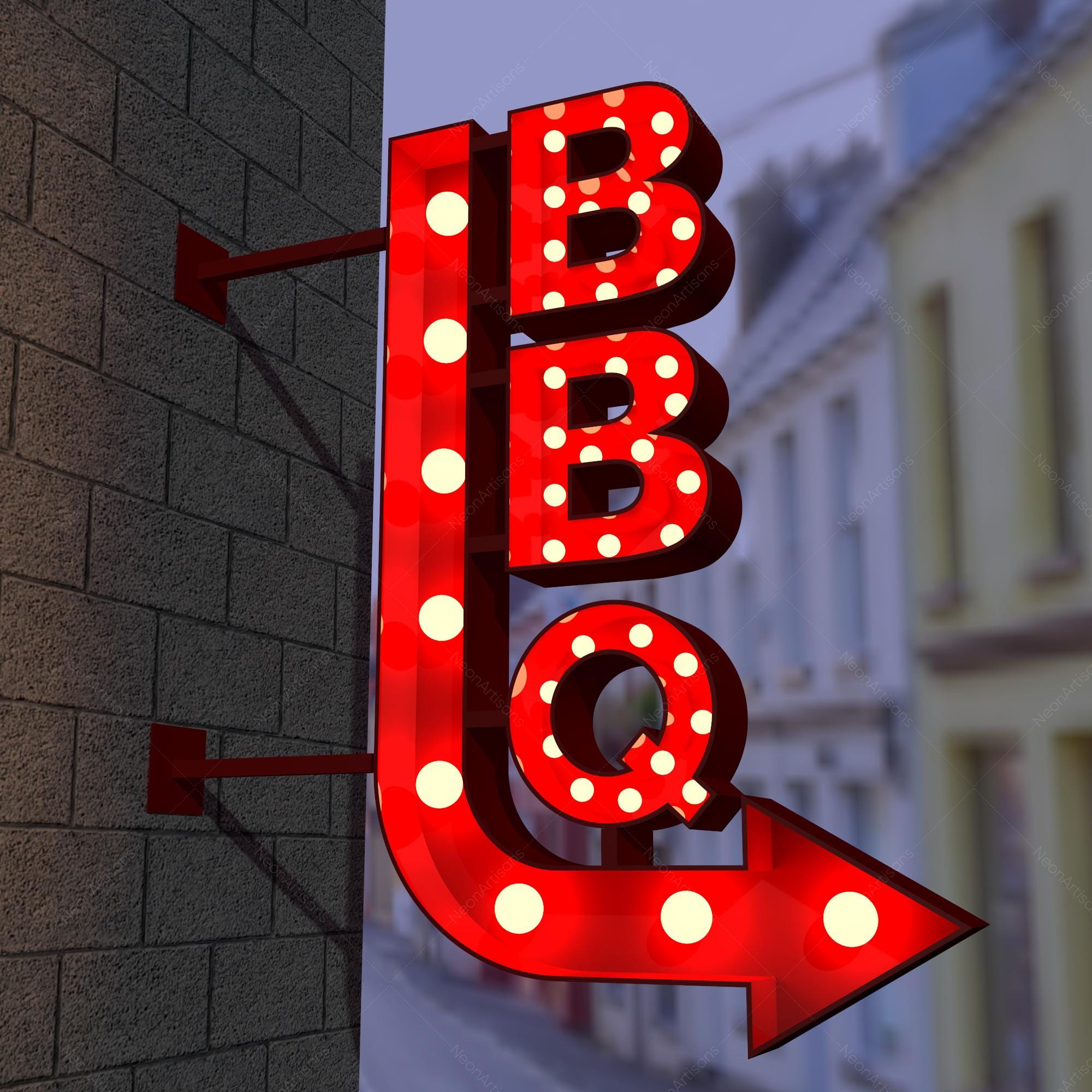BBQ Sign,rustic Metal Letter ,custom Marquee Logo Signs,business Sign ...