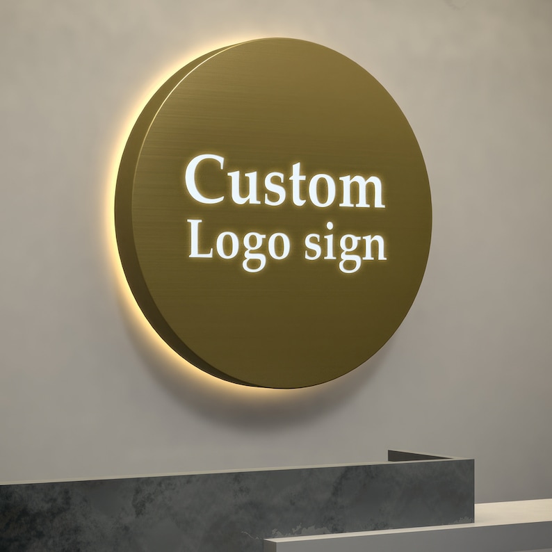 Custom Business Light Box Sign,wall Logo Sign,business Sign,custom ...