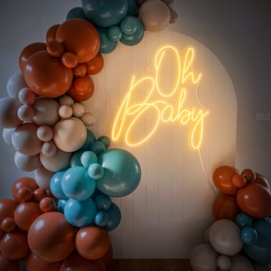 Oh Baby Neon Sign,custom Neon Sign,personalized Neon Sign for Baby,neon ...