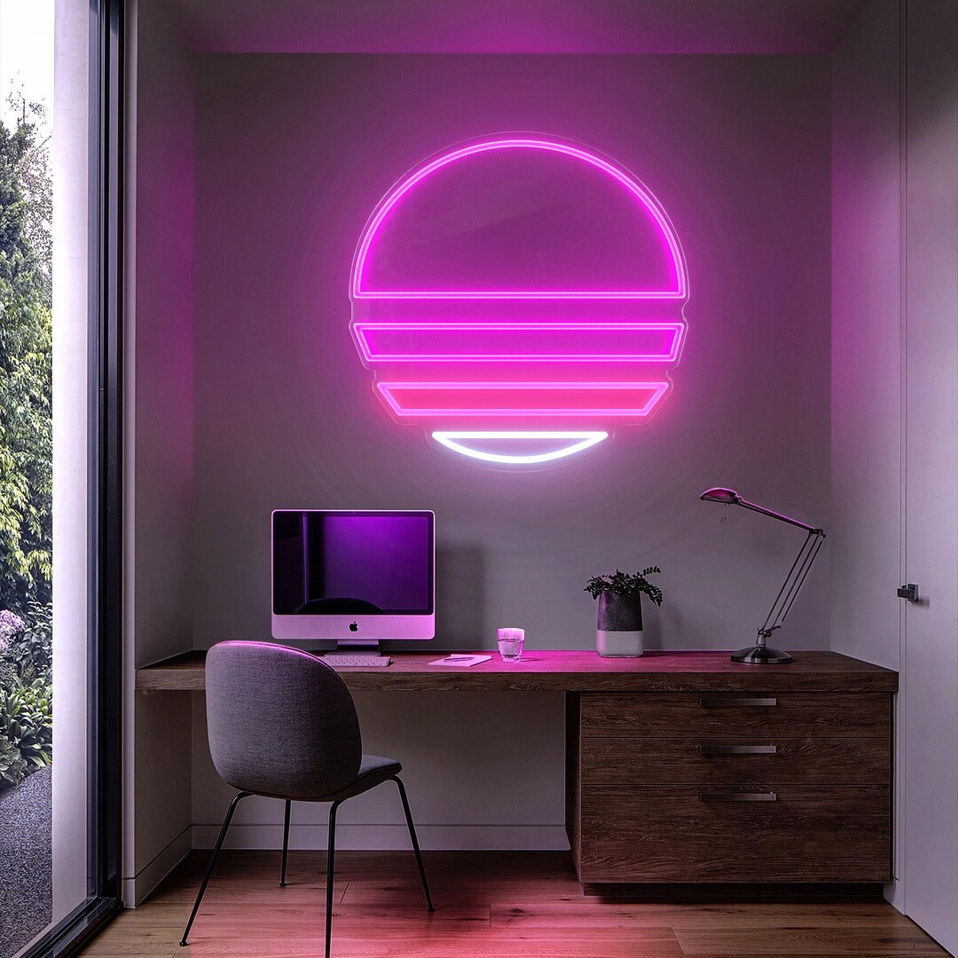 Muti Colored Vaporwave Neon Sign,personalized Neon Gift,neon Sign ...
