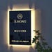 Laser Cut LED Light Box,stainless Steel Illuminated Business Logo ...