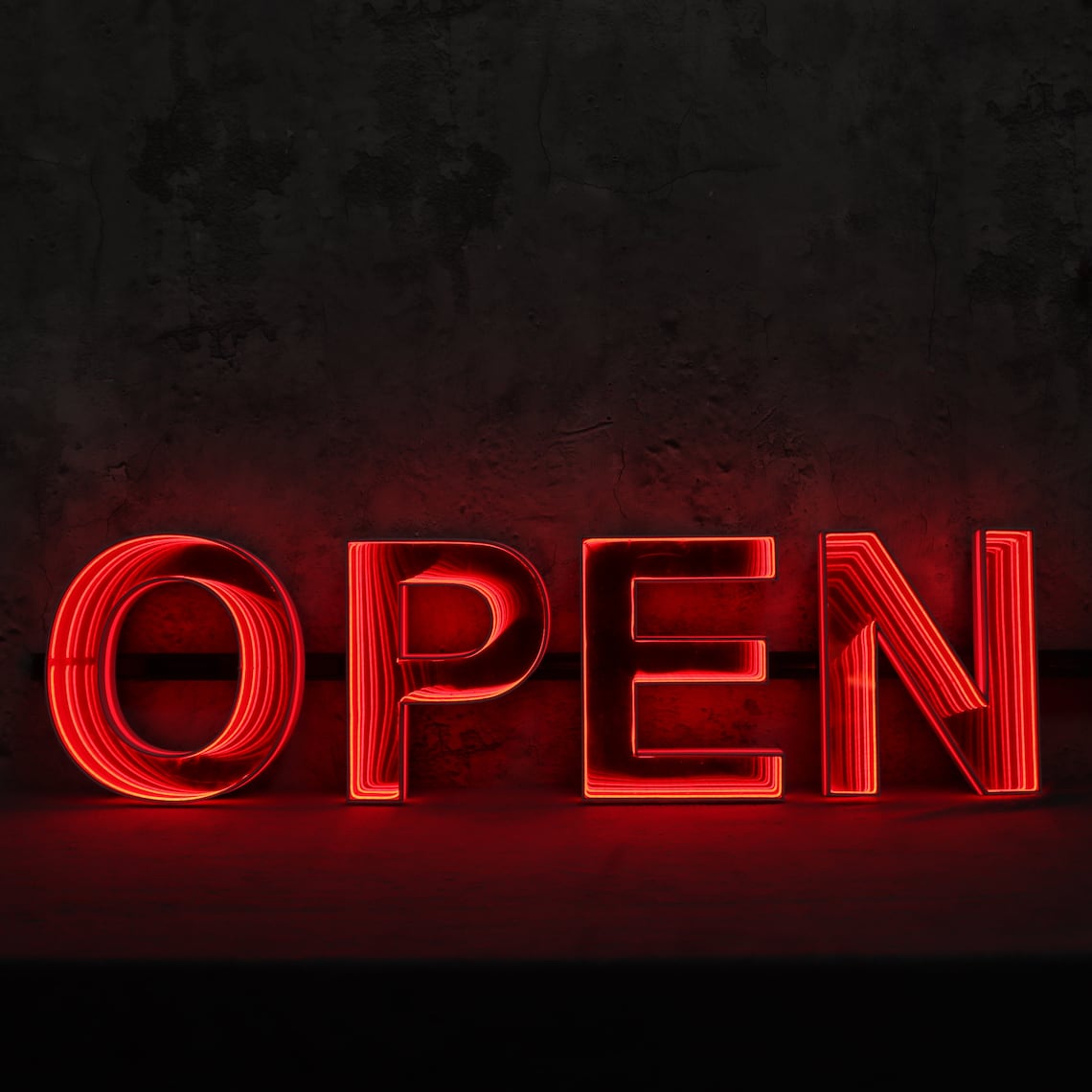 Infinity Mirror Sign,custom Mirror Neon Sign,light up Letter,infinity ...