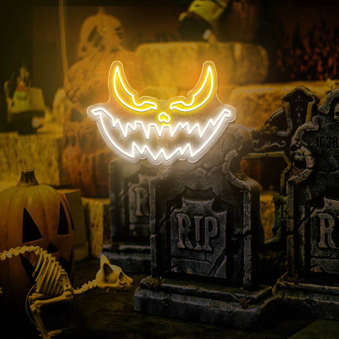 Halloween Neon Sign LED Neon Sign Pumpkin Light Halloween - Etsy