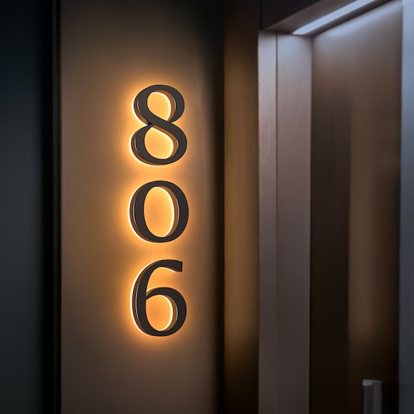 Led House Number - Etsy