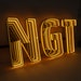 Custom Infinity Mirror Sign,led Track Letters, 3D Infinity Mirror Sign ...