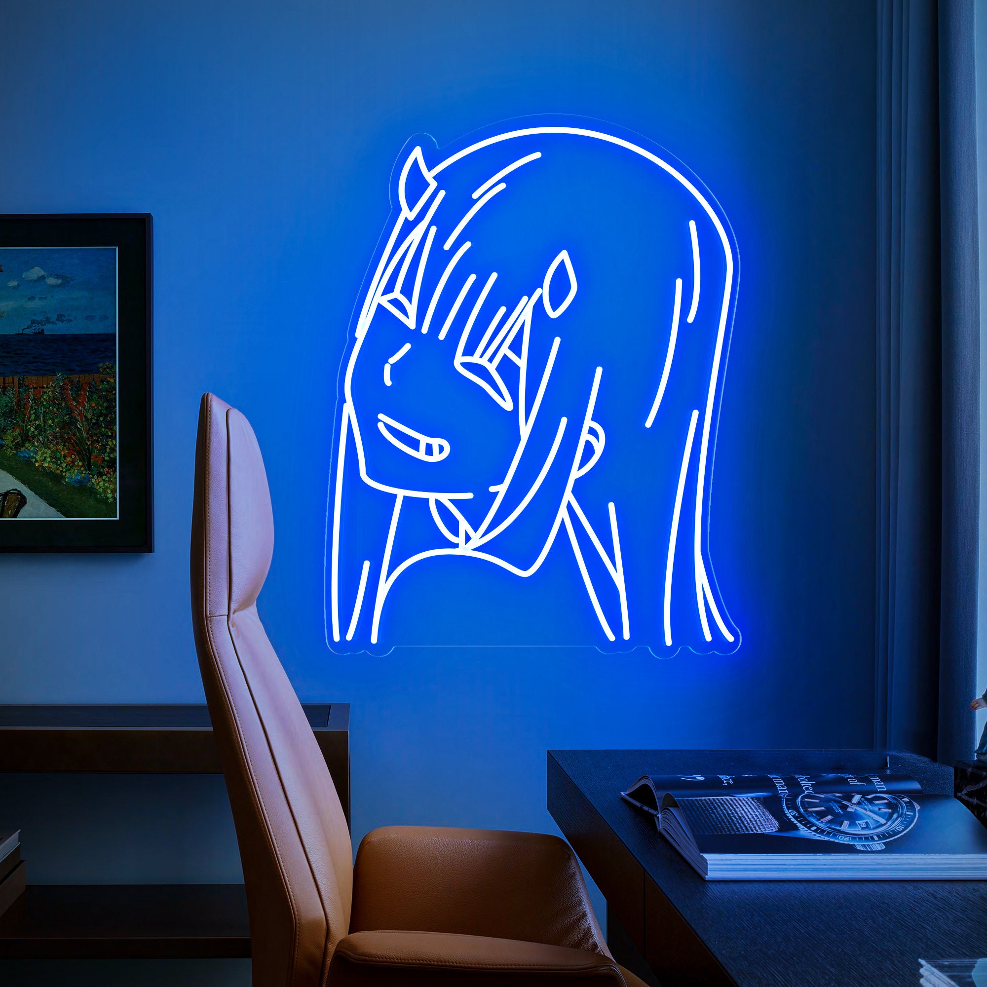 Zero Tow Neon Sign,custom Anime Neon Sign,home Bedroom Decor,led Neon ...