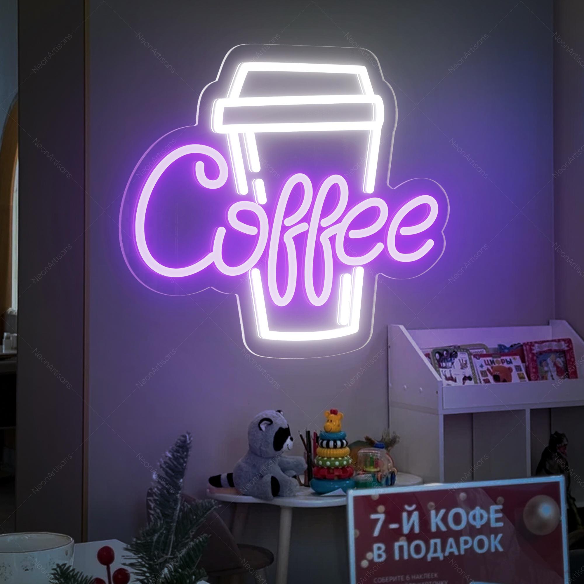 Coffee Cup LED Neon Sign,custom Coffee Light,bar Shop Cafe Restaurant ...