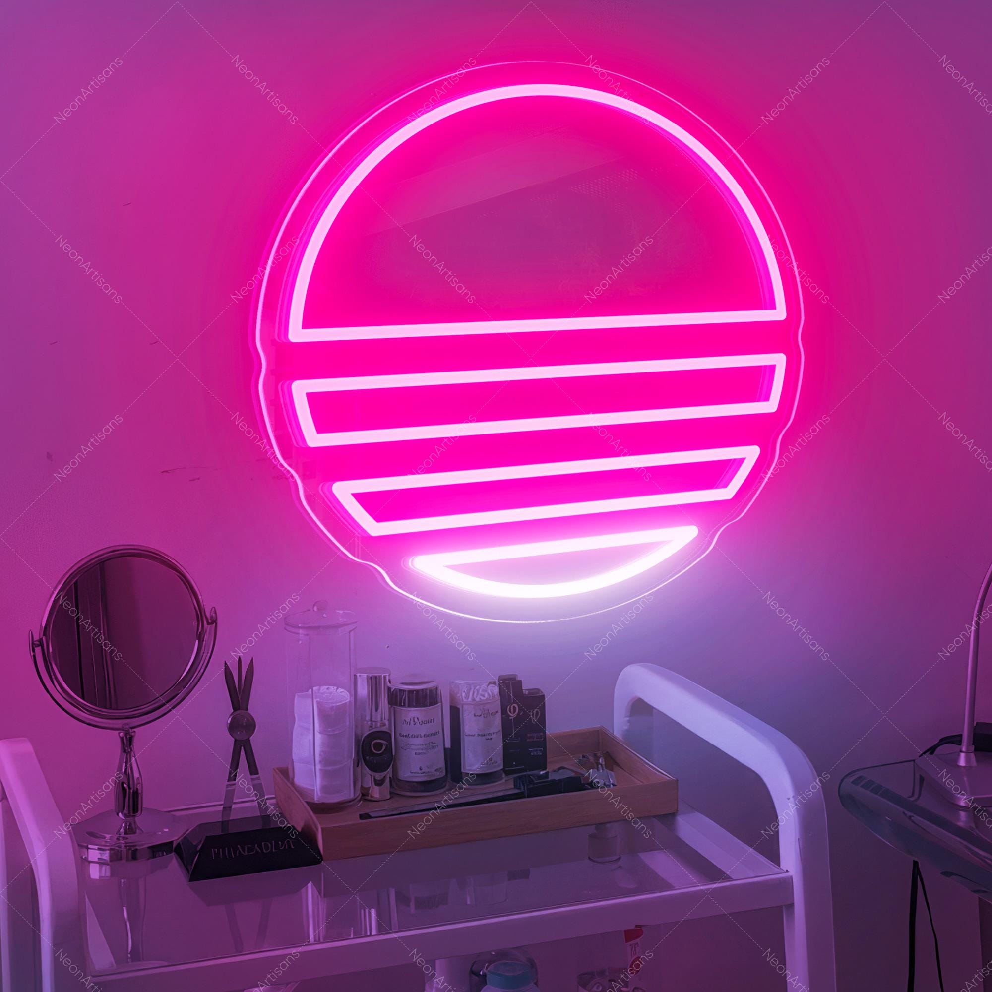 Muti Colored Vaporwave Neon Sign,personalized Neon Gift,neon Sign ...
